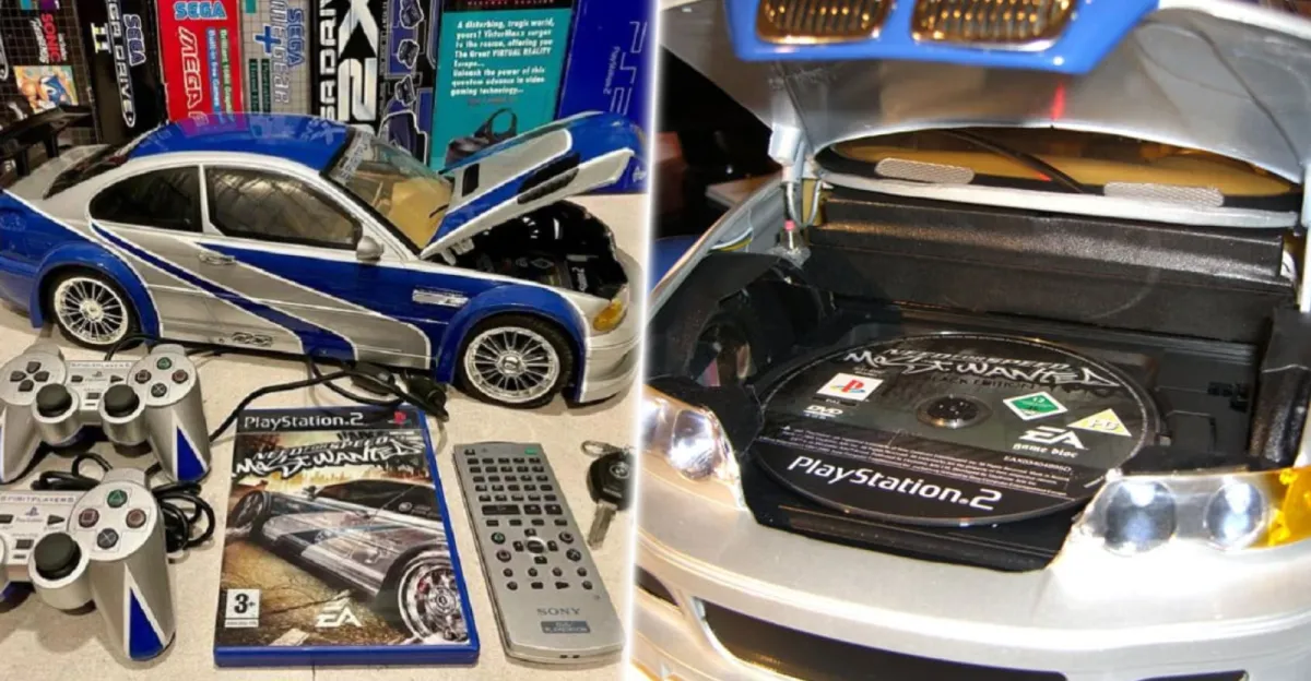 Nejvzácnější PlayStation 2 na světě? Slavné BMW z NFS Most Wanted ...